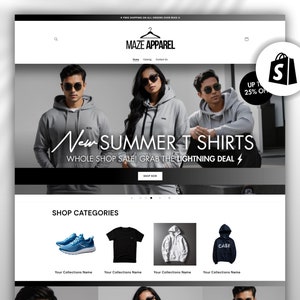 Ecommerce Template Theme | Ecommerce Website Template for Shopify ...