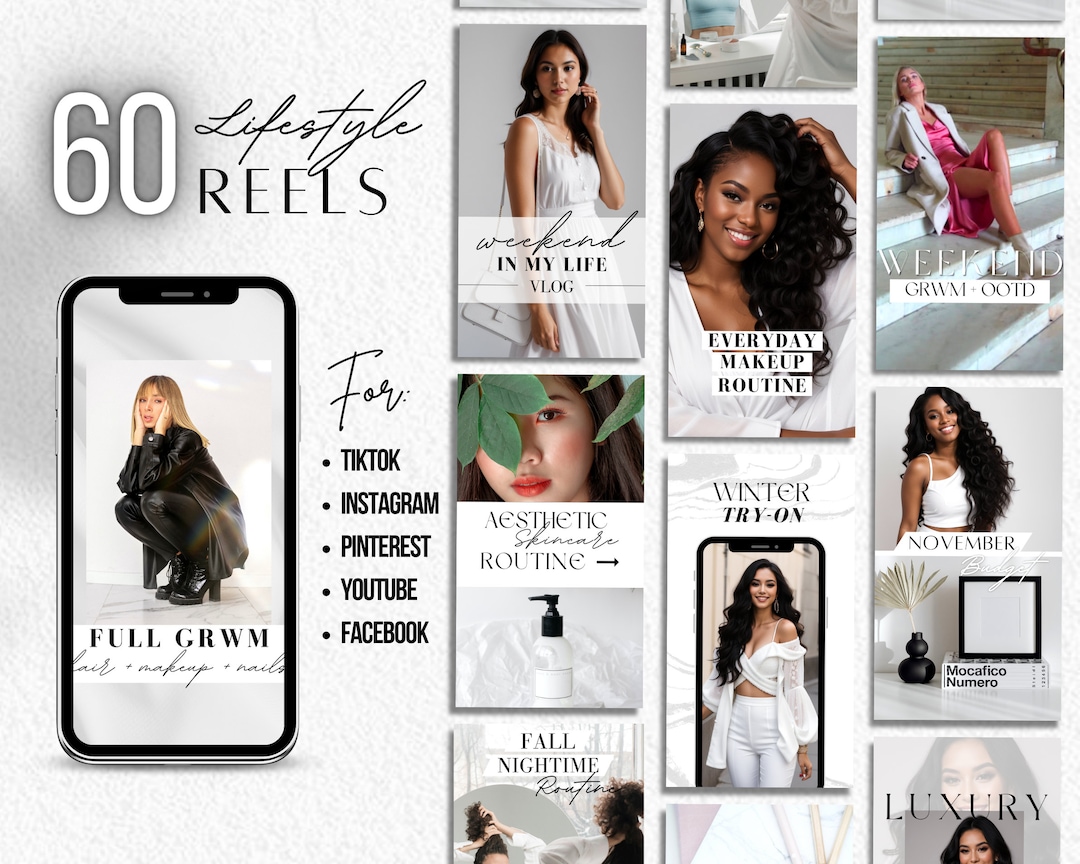 Reel Templates | Reel Covers for Instagram, Tiktok, Youtube & More ...