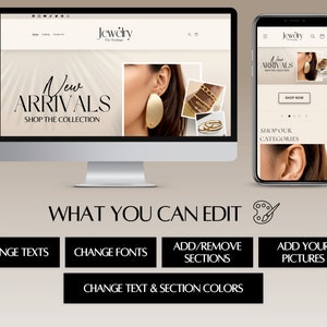 Shopify Jewelry Website Theme | Shopify Website Template for Jewelry ...