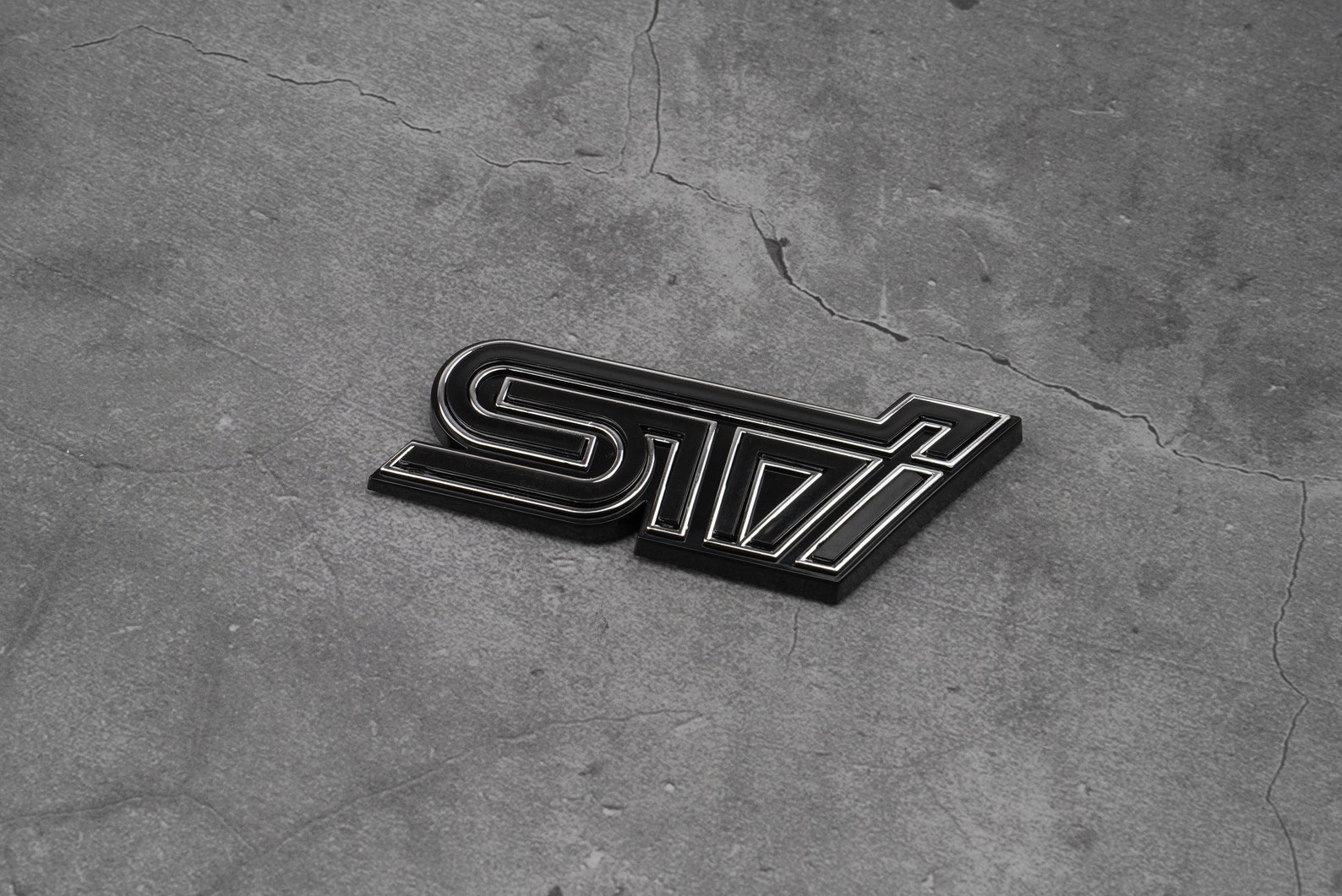 3D Excellent Smooth Glossy STI Logo Emblem Badge Sticker for | Etsy