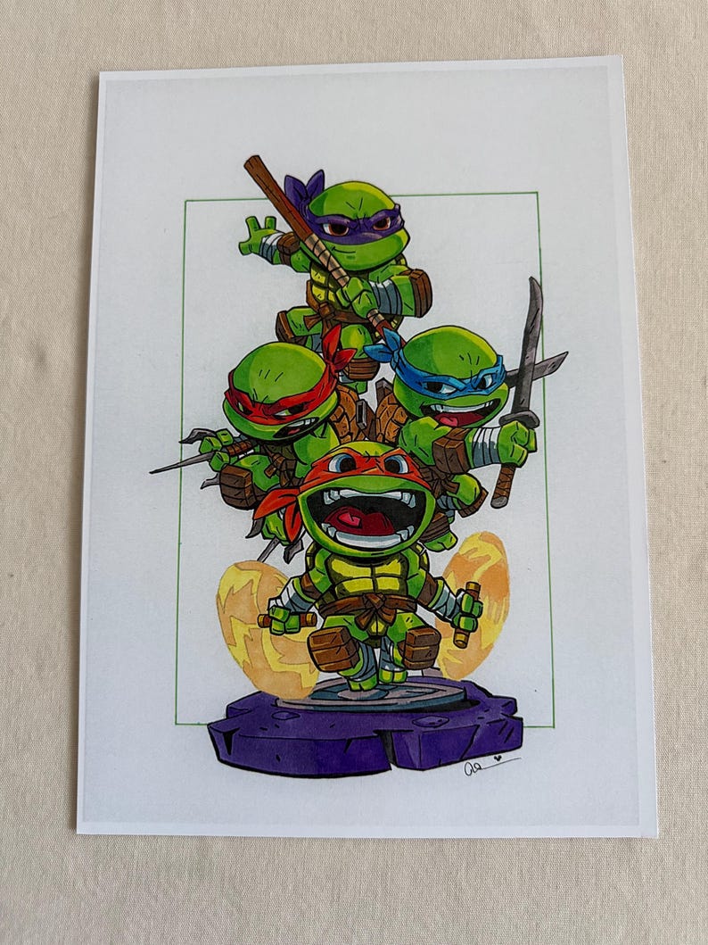 Teenage Mutant Ninja Turtles Fan Art - Etsy