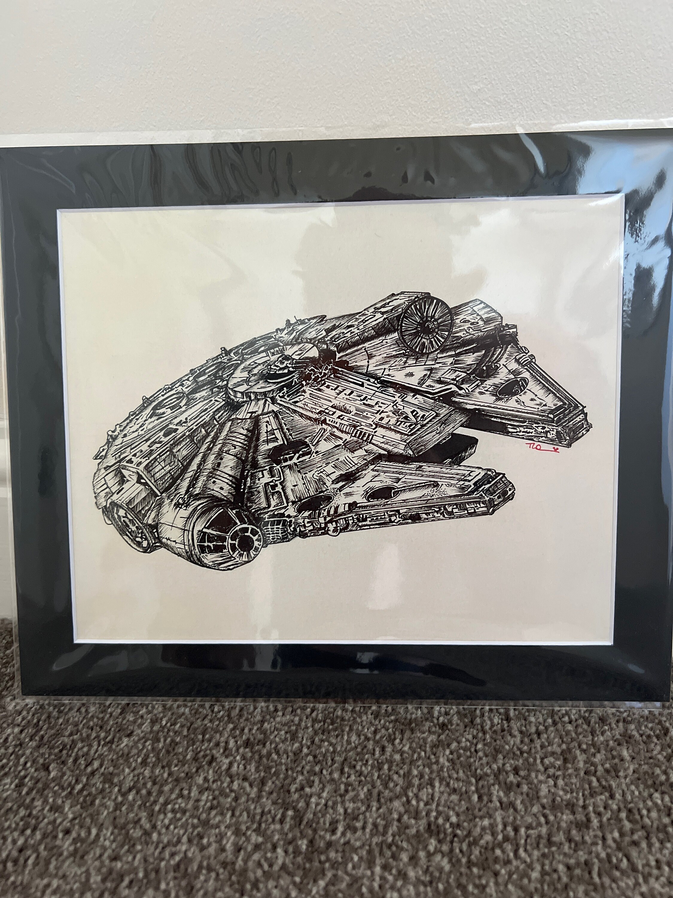 Millenium Falcon Art - Etsy