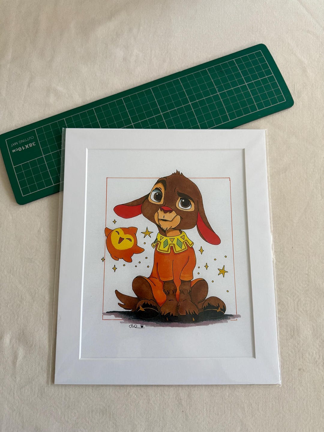 Disneys Valentino Goat Art - Etsy