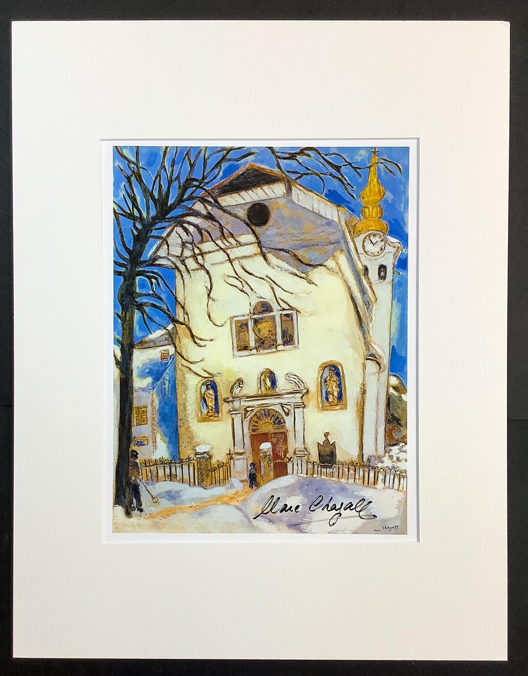 Marc Chagall - Hand Signed Signature - Signed in Live Ink – 14x18 Inch ...