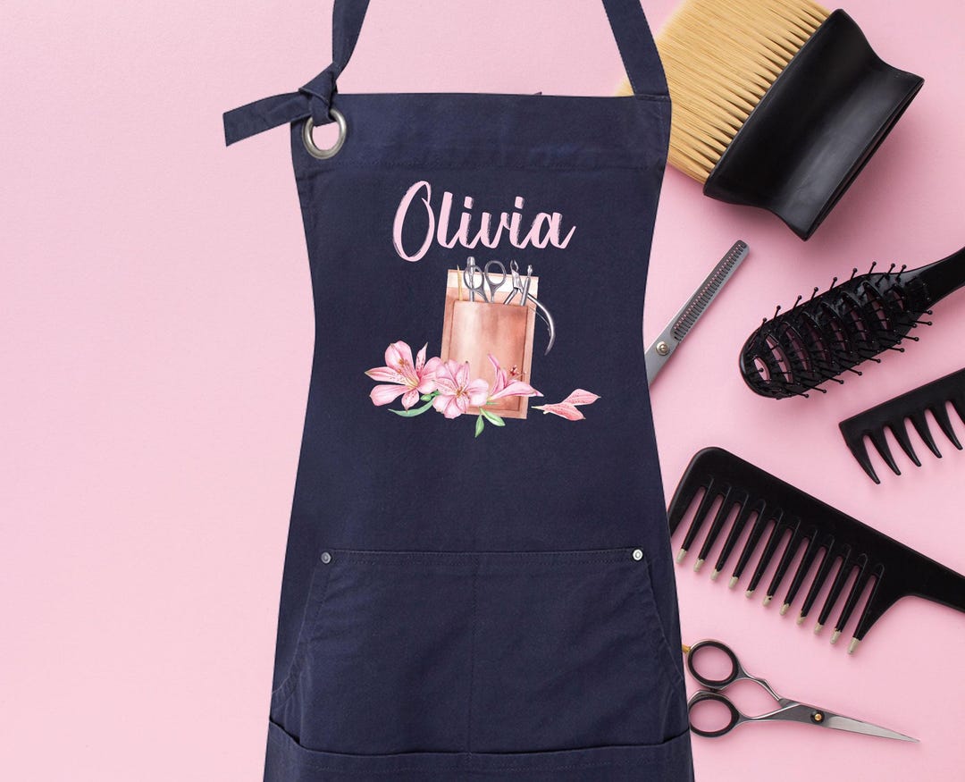 Nail Tech Apron, Nail Technician Gift, Personalised Apron, Custom Apron ...