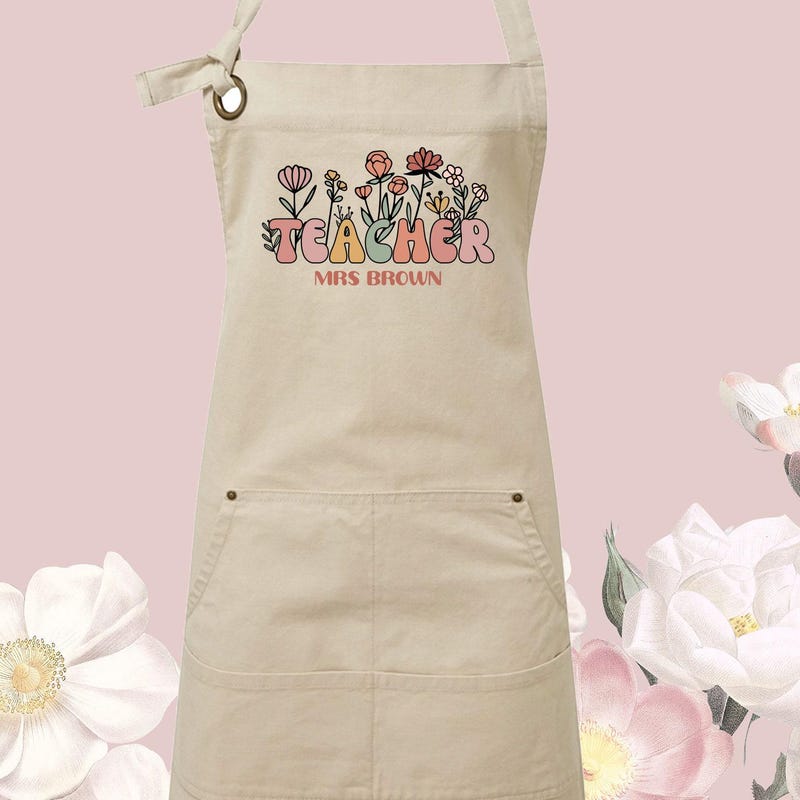 Teacher Apron - Etsy