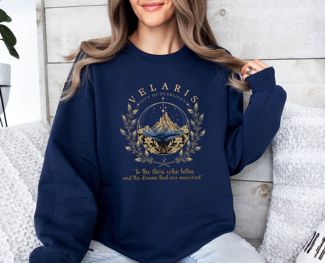 Velaris Sweatshirt, Acotar Velaris, City of Starlight, Bookworm Sweater ...
