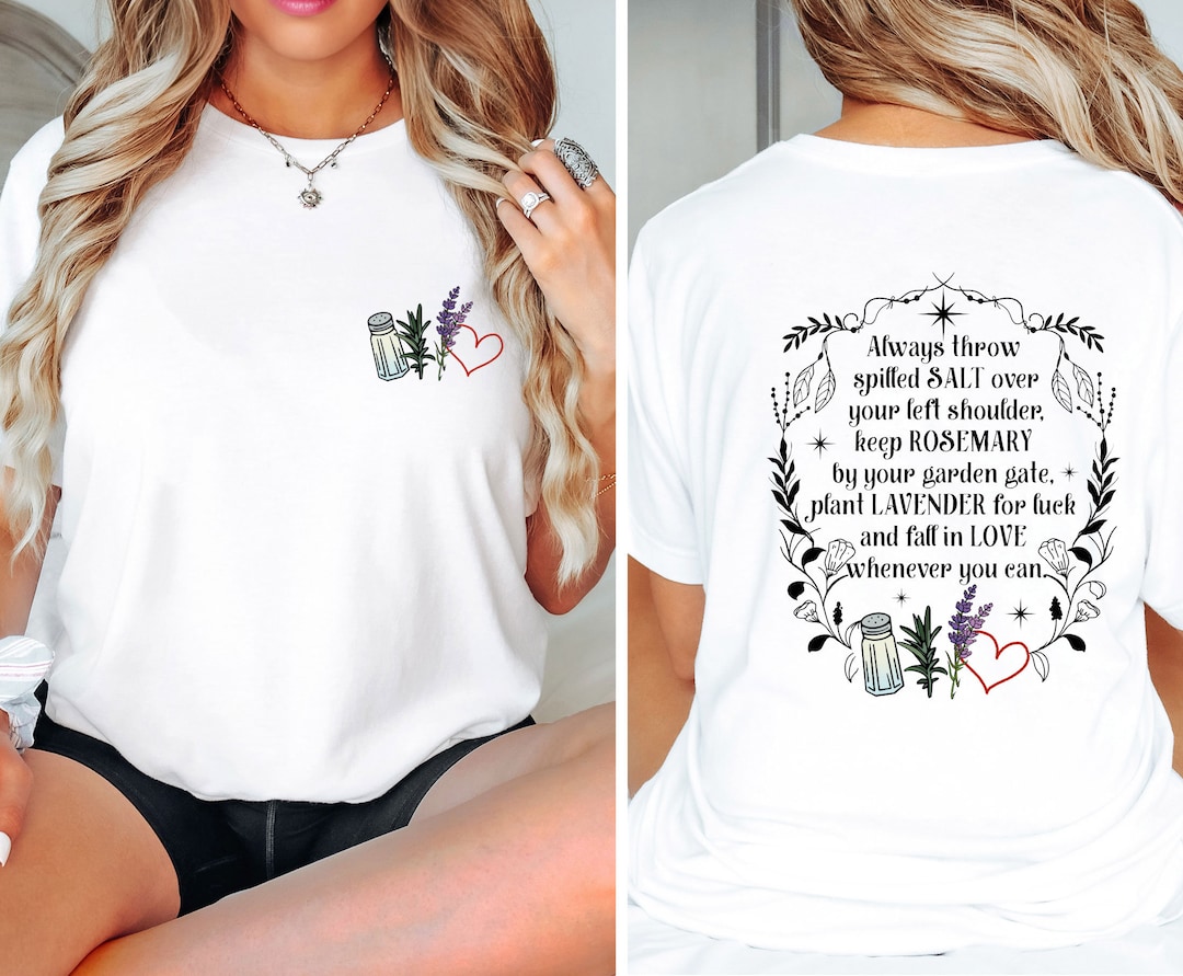 Practical Magic Shirt, Witchy T Shirt, Rosemary Salt Shirt, Lavender ...