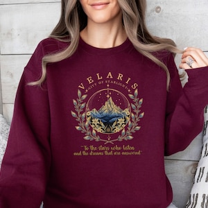 Velaris Sweatshirt, Acotar Velaris, City of Starlight, Bookworm Sweater ...