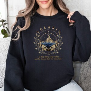 Velaris Sweatshirt, Acotar Velaris, City of Starlight, Bookworm Sweater ...