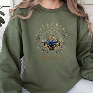 Velaris Sweatshirt, Acotar Velaris, City of Starlight, Bookworm Sweater ...