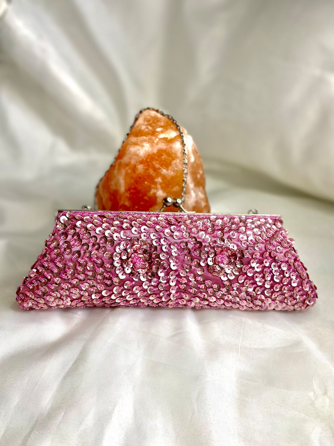 Pink Wedding Clutch, Hot Pink Bag, Beaded Purses, Seed Bead Bags ...
