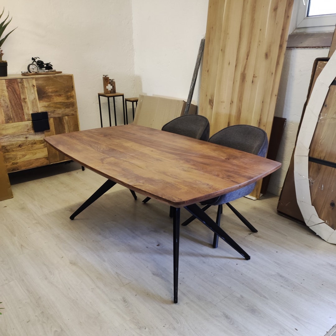 Andrew Dining Table Made of Solid Wood 180 / 200 / 220 Cm - Etsy UK