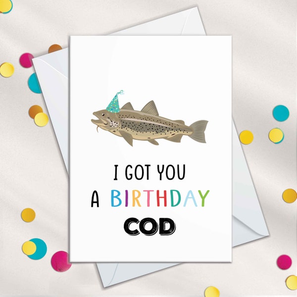 Birthday Cod for Him - Etsy