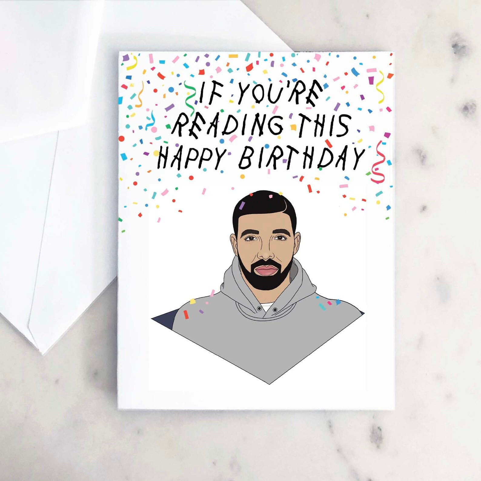 Drake Birthday Card Birthday Gift for Women Birthday Card | Etsy