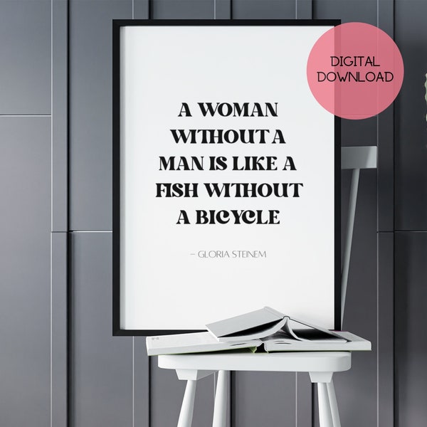 Fish on a Bicycle Print - Etsy