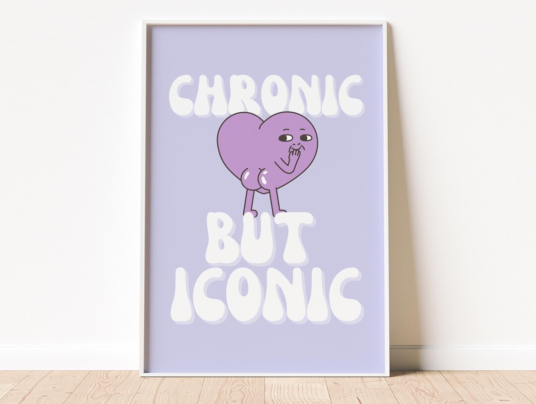 Set of 3 Chronic Illness Humour Prints | Digital Download Files | Brain ...