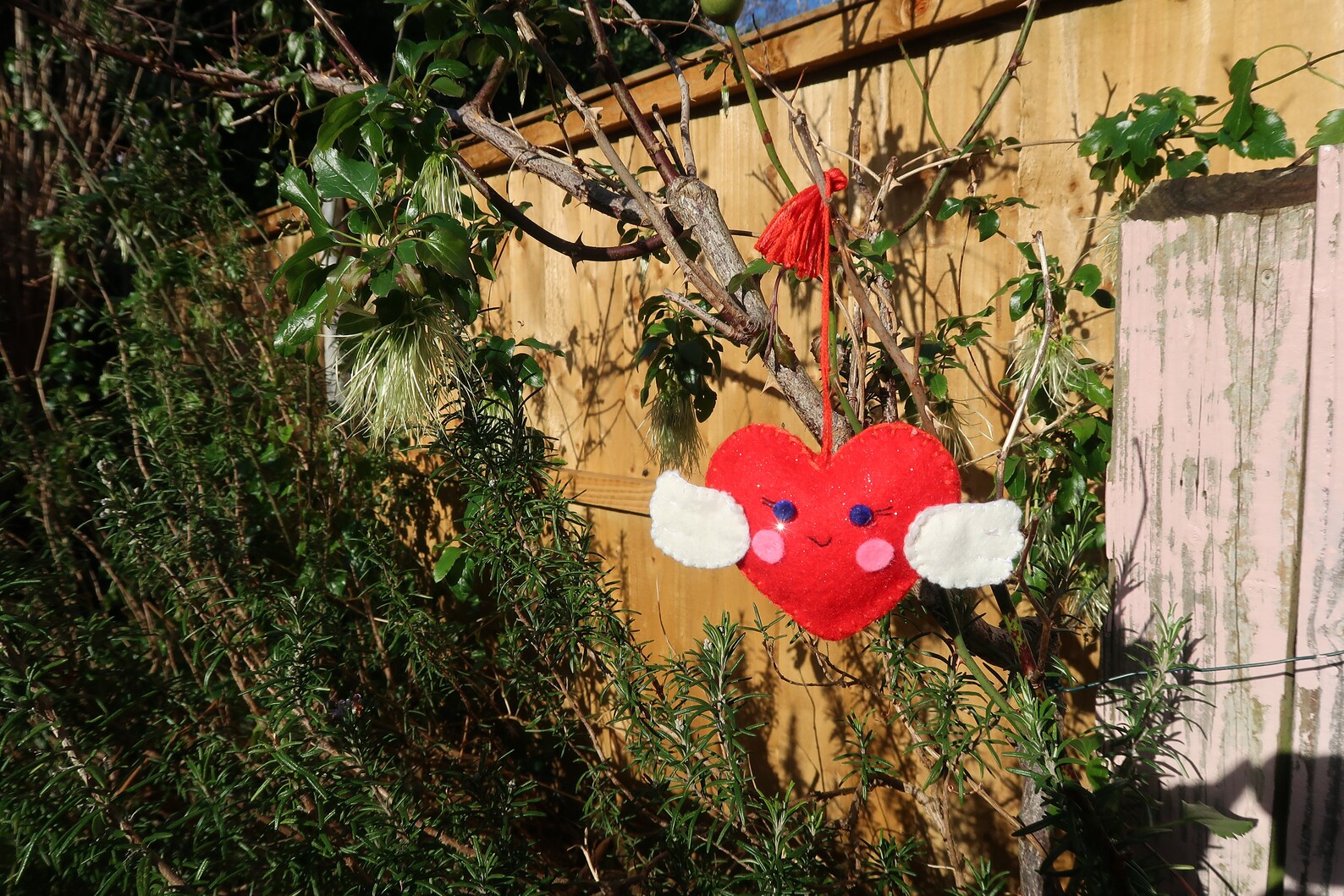 Handmade Heart Pocket Hug,heart Ornament,felted Heart Pin,valentines ...