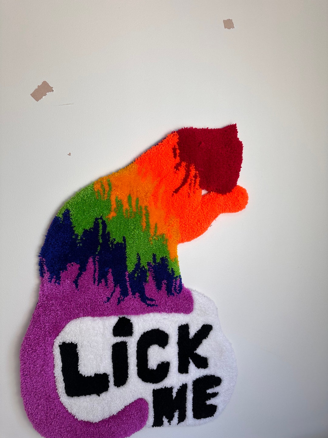 Pride Rainbow, LGBTQ Gift, LGBTQ Punch Needle, Gift3d Hand-tufted Rug ...