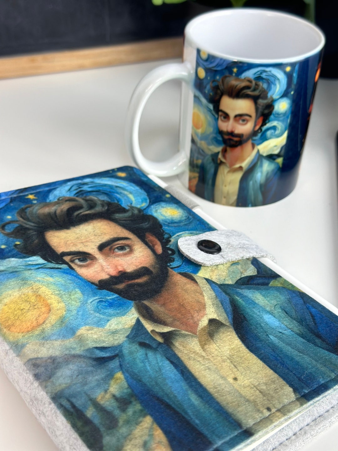 Vincent Van Gogh, Van Gogh Felt Notebook,birthday Gifts, Birthday ...