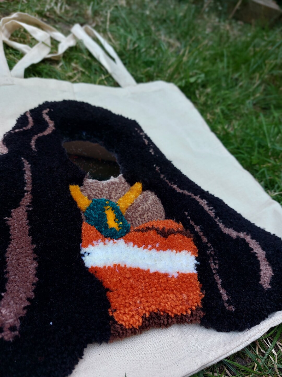 Moana / Woman Bag / Mirror Bag / Hand Made / Tufting Bag / Tufted Bag ...