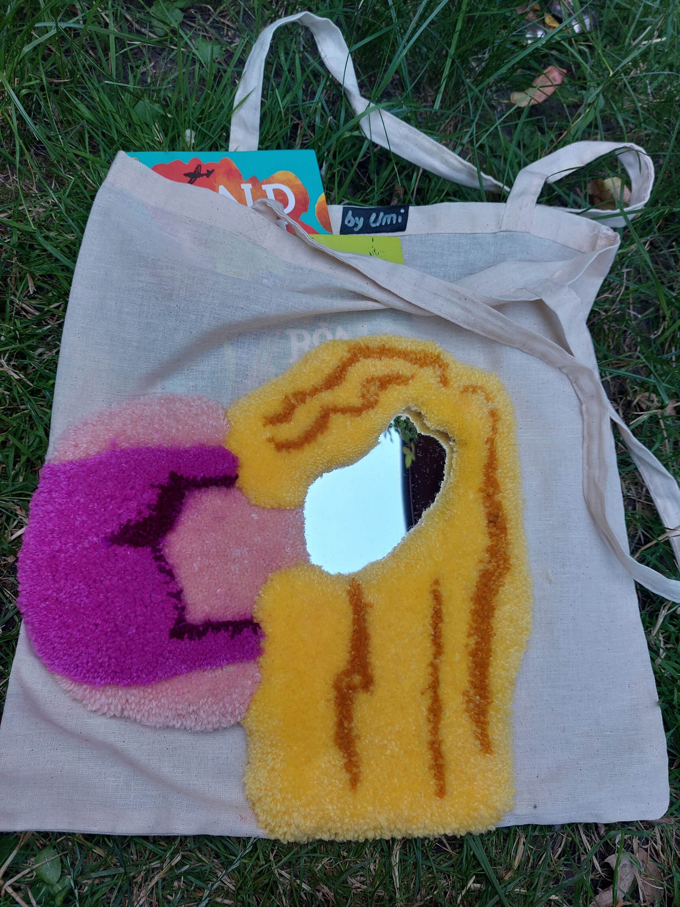 Handmade Woman Bag / Rapunzel / Tufting Bag / Tufted Bag / Shopping ...