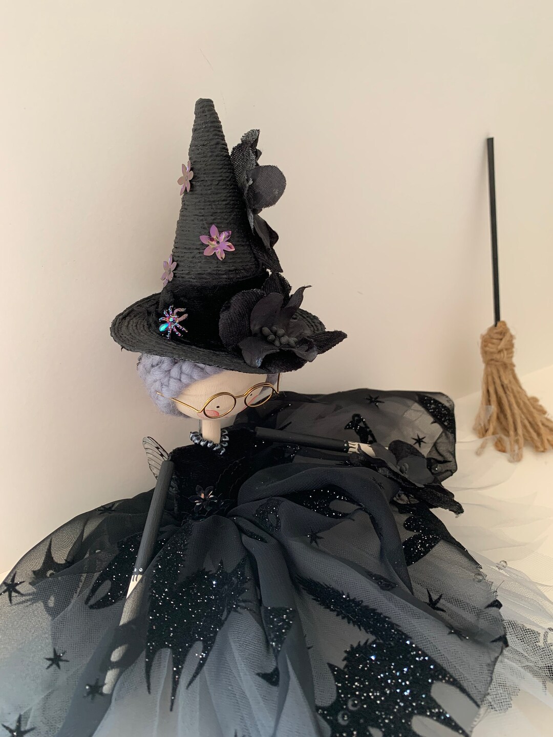 Handmade Vintage Fairy Witch Doll - Etsy