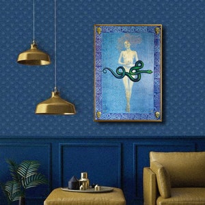 Cleopatra, Figural Painting, Mixed Media, Painting on Canvas, Wall Art ...