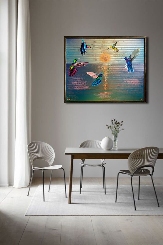 Primavera, Original Oil Painting on Canvas, Canvas Wall Art, Surreal ...