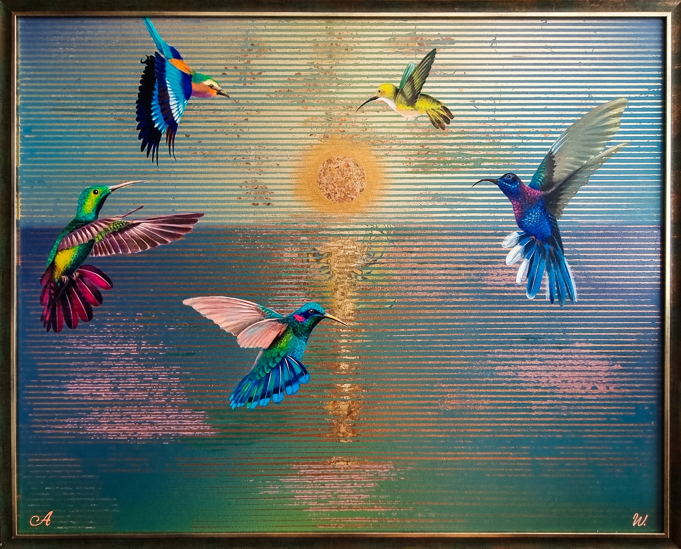 Primavera, Original Oil Painting on Canvas, Canvas Wall Art, Surreal ...