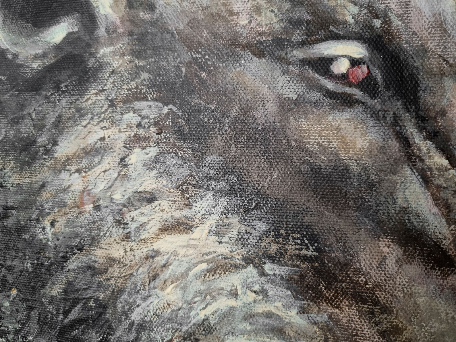 Minotaur's Secret Life, Female Nude Painting, Figural Painting, Mixed ...