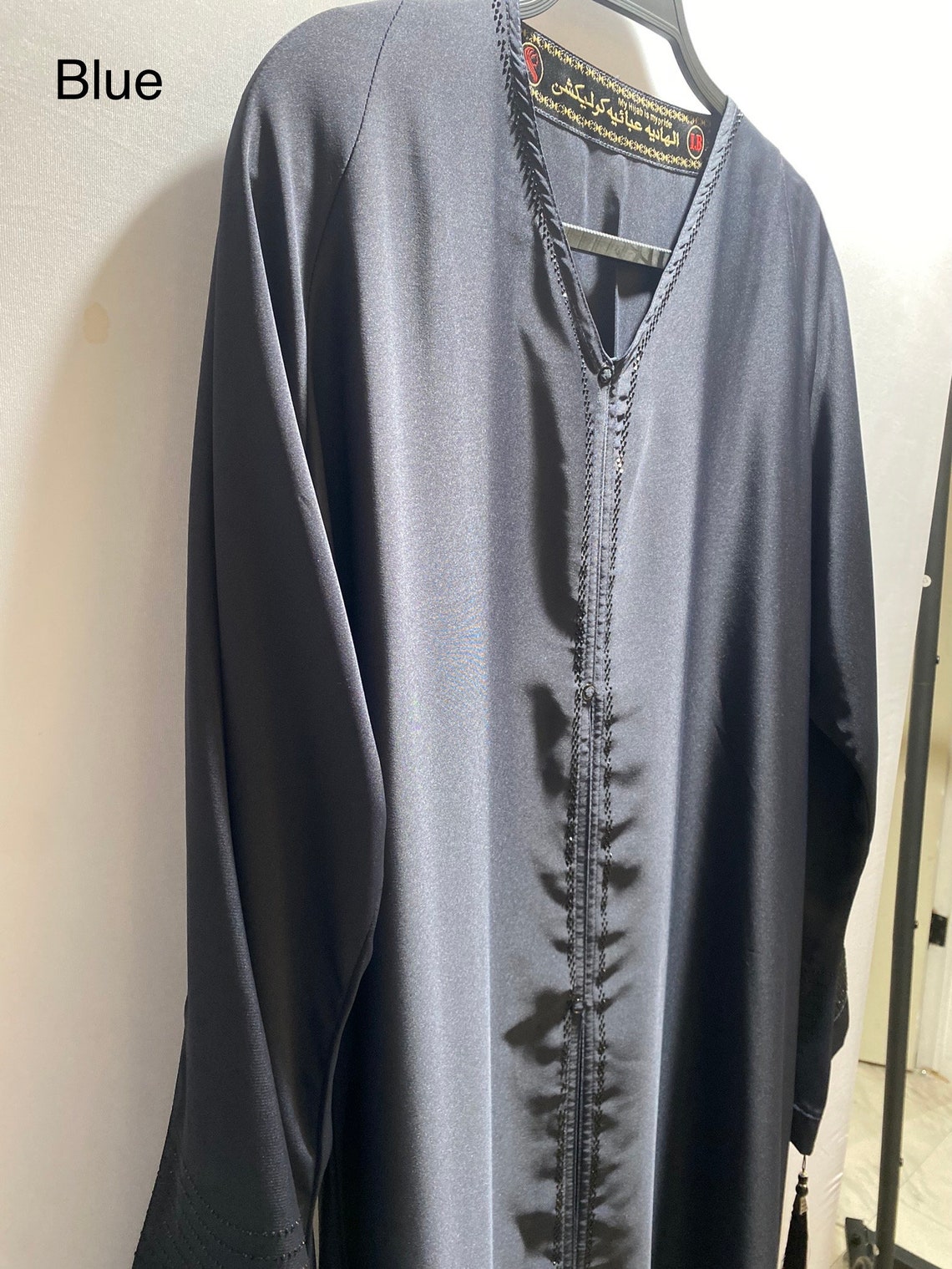 Elegant Abaya Open With Buttons Umbrella Abaya With Gemstone ...
