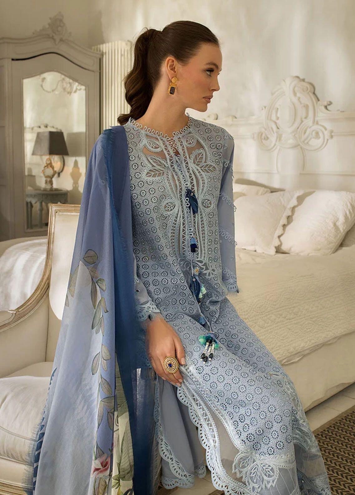 5A Sobia Nazir Embroidered Festive Luxury Dress Summer Collection Size ...