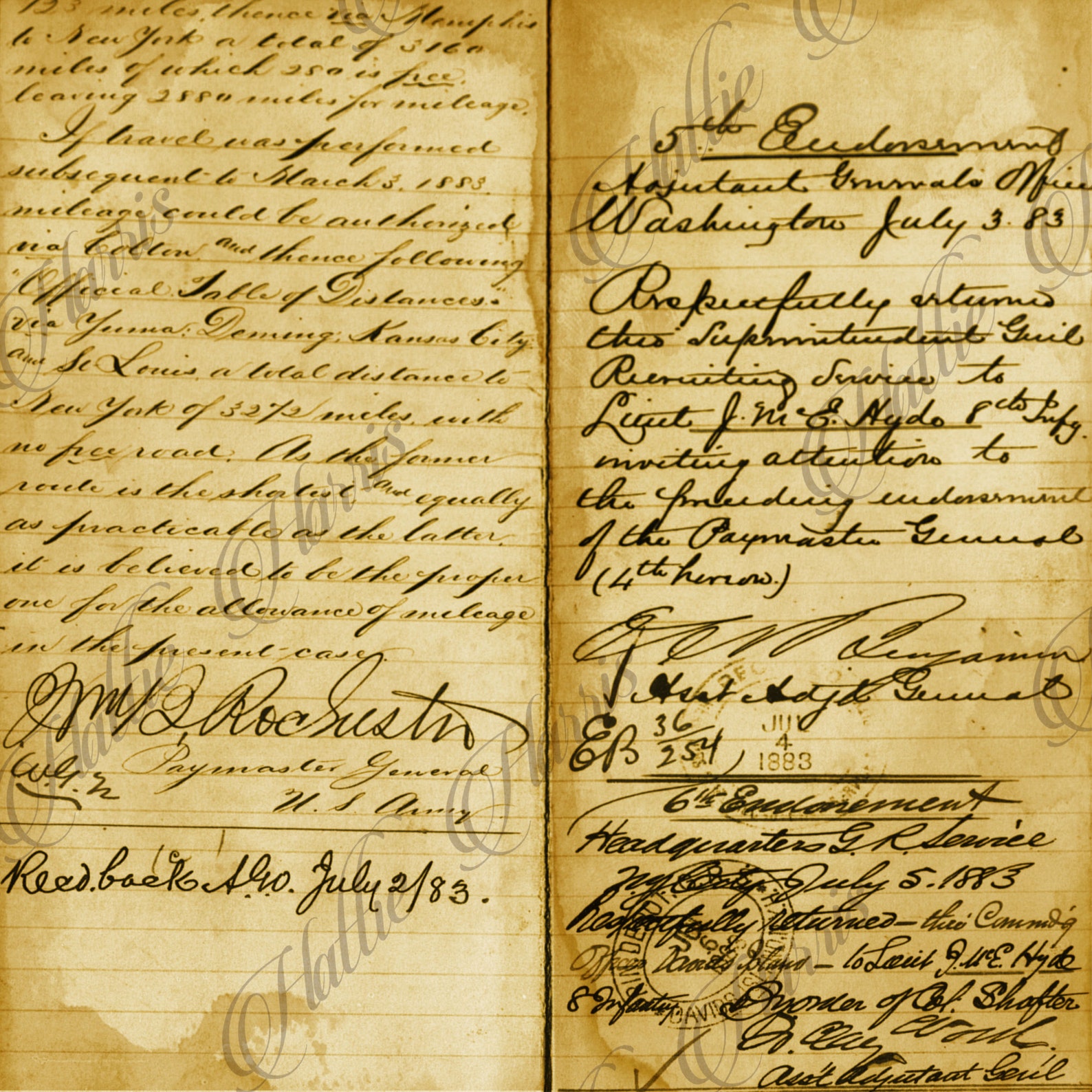 Antique Letters #1 Decorative Paper High Resolution Digital Download 5 ...