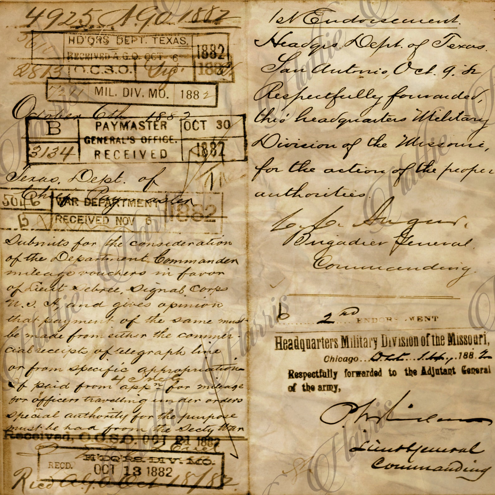 Antique Letters #3 Decorative Paper High Resolution Digital Download 5 ...