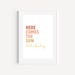 Here Comes the Sun Beatles-inspired Retro Sunshine Print for Nursery ...