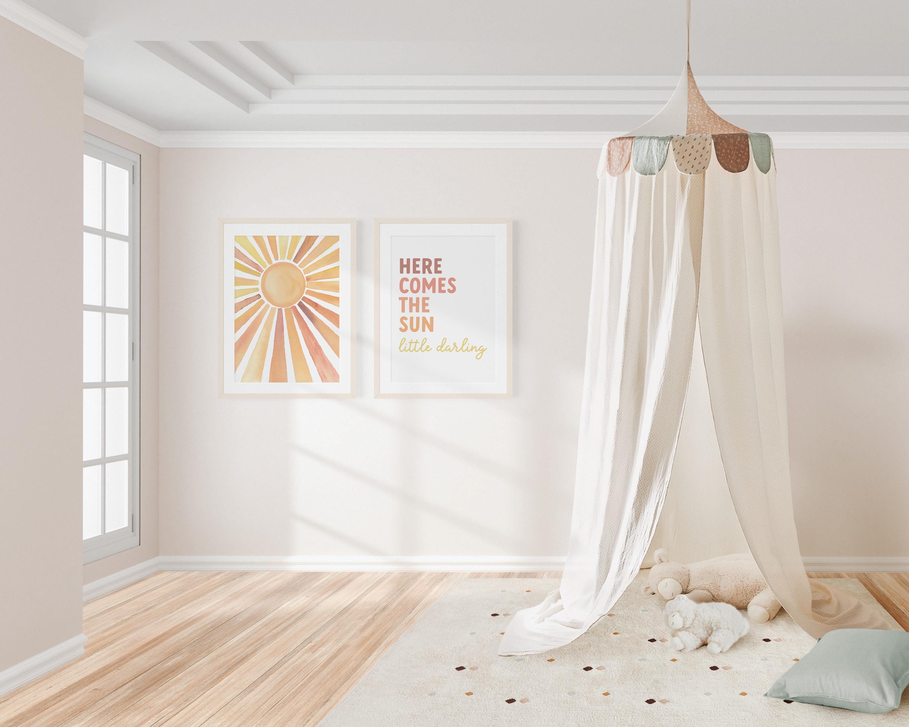 Beatles 'here Comes the Sun' Printable Wall Art for Nursery, Kids Room ...