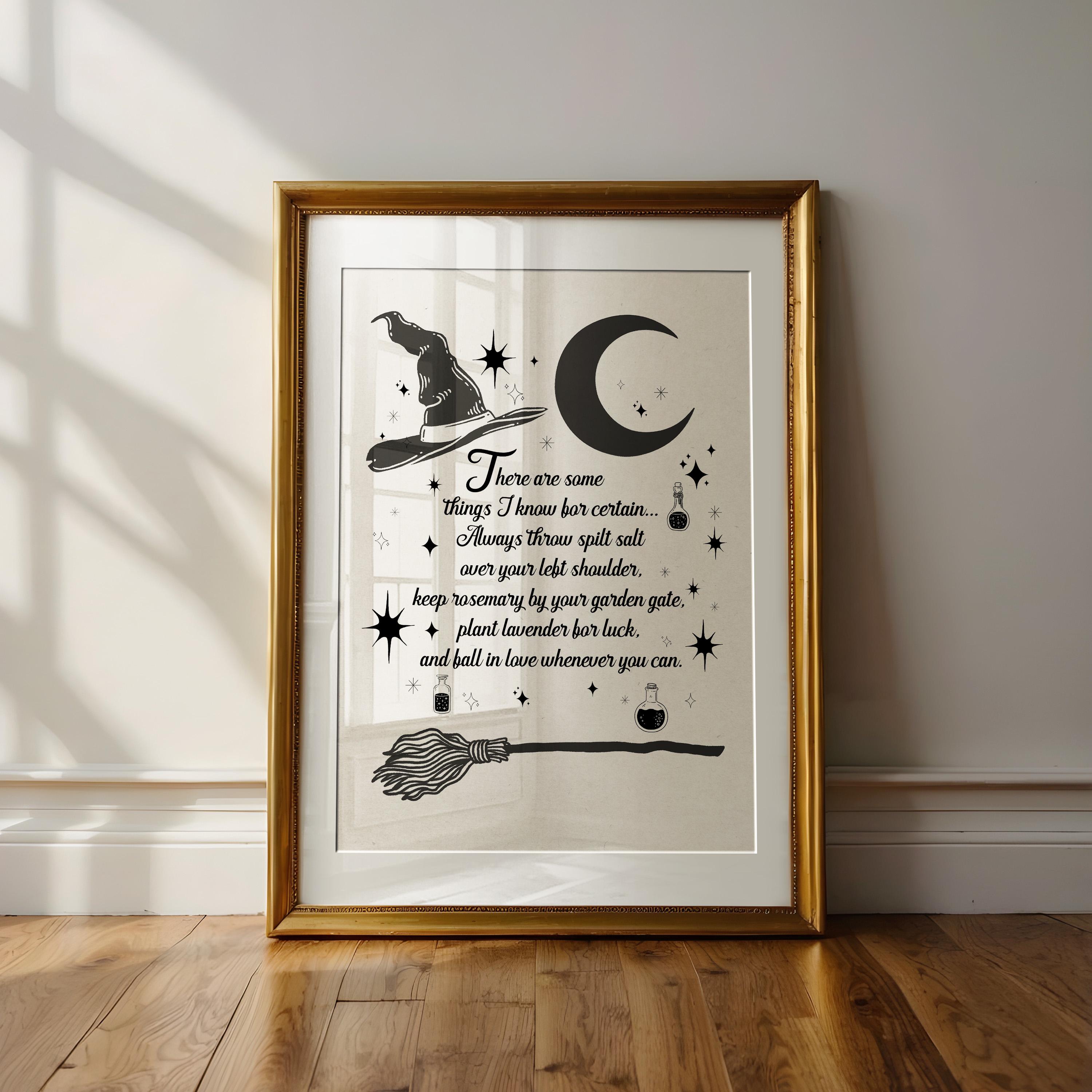 Practical Magic Inspired Owens Sisters Apothecary Halloween Wall Art ...