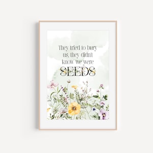 They Tried to Bury Poster - Etsy