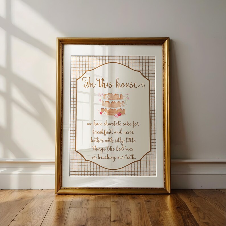 Practical Magic Inspired Kitchen Art Print: Owens Sisters Chocolate ...