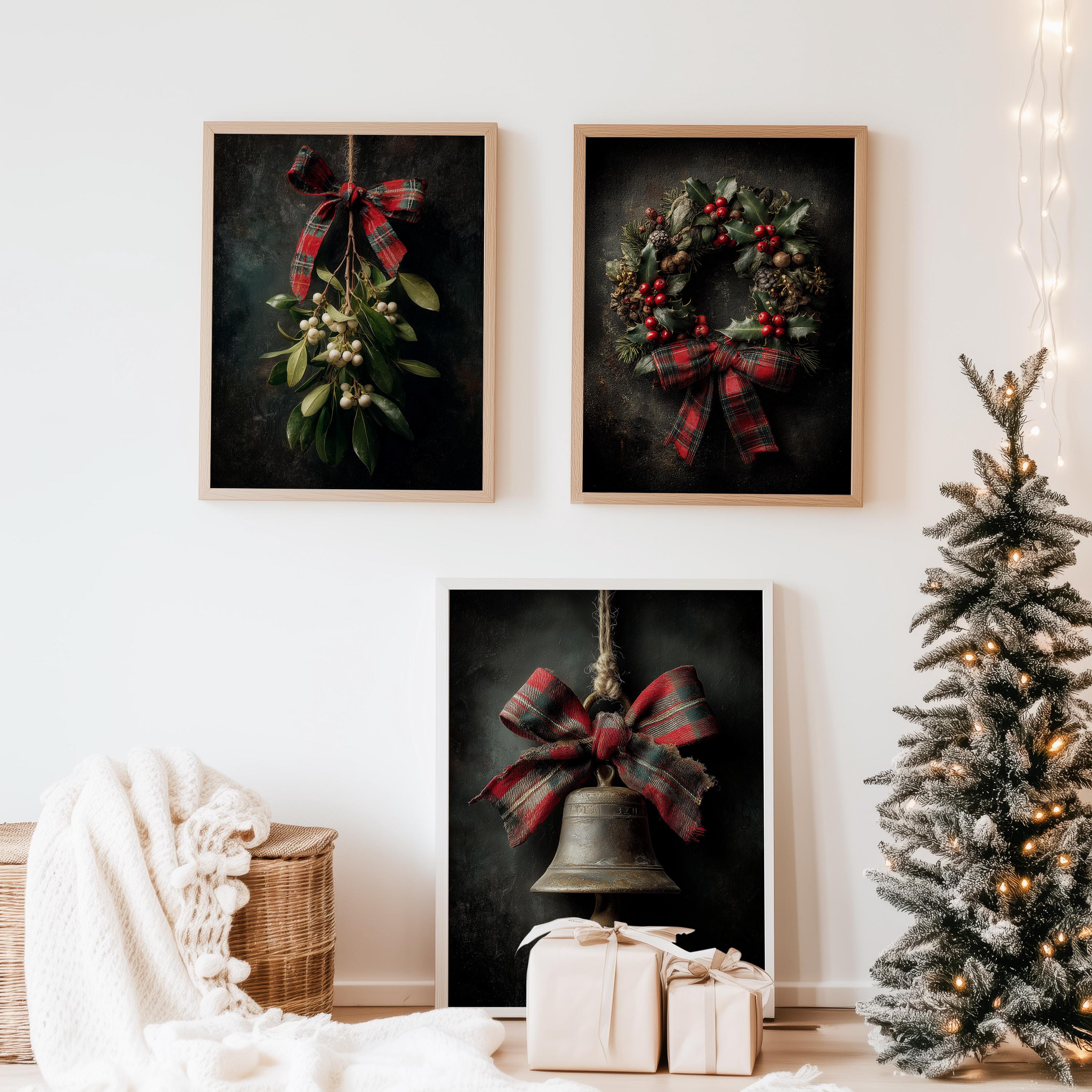 Ralph Lauren Christmas Wall Art Prints, Tartan Holiday Decor (digital ...