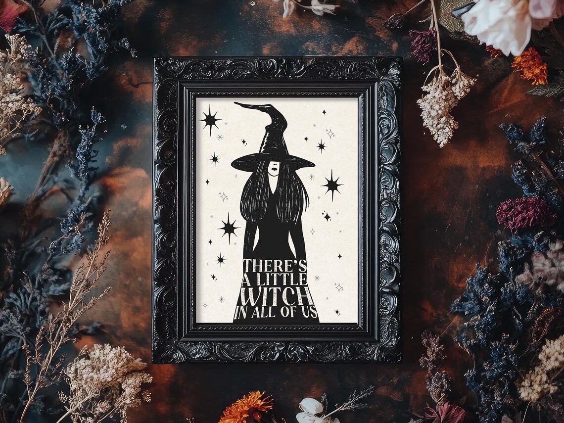 Practical Magic Inspired Witch Quote Print: Halloween Wall Decor, Owens ...