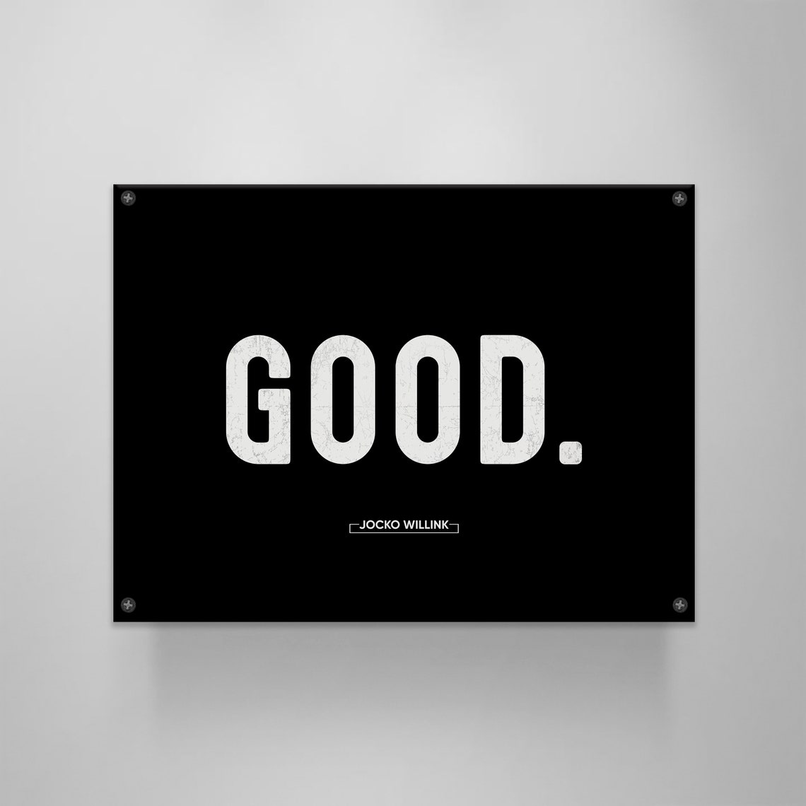 Jocko Willink Good Jocko Willink Quote Poster | Etsy