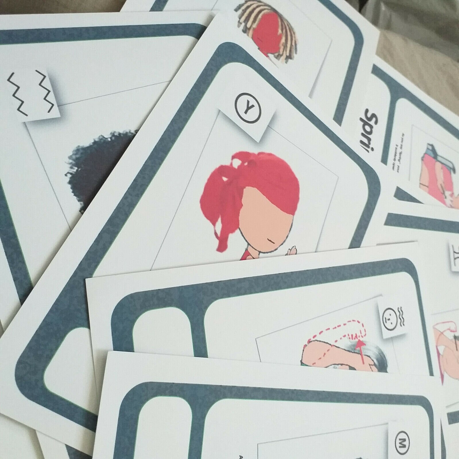 50 XL MAKATON CALENDAR Key Words Plus Sign and Symbols Sen | Etsy