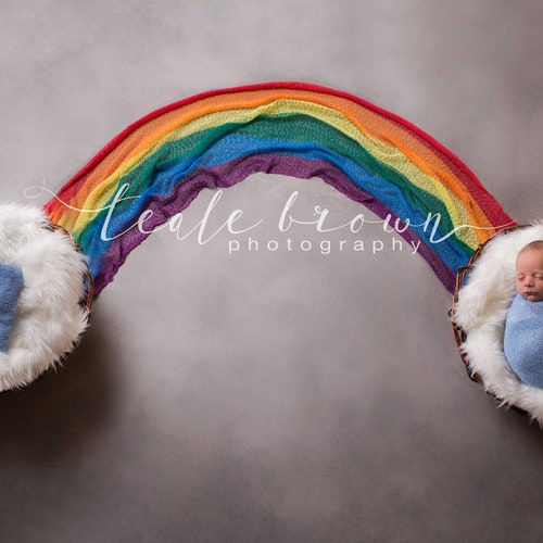Newborn Digital Backdrop Newborn Digital Background Rainbow - Etsy