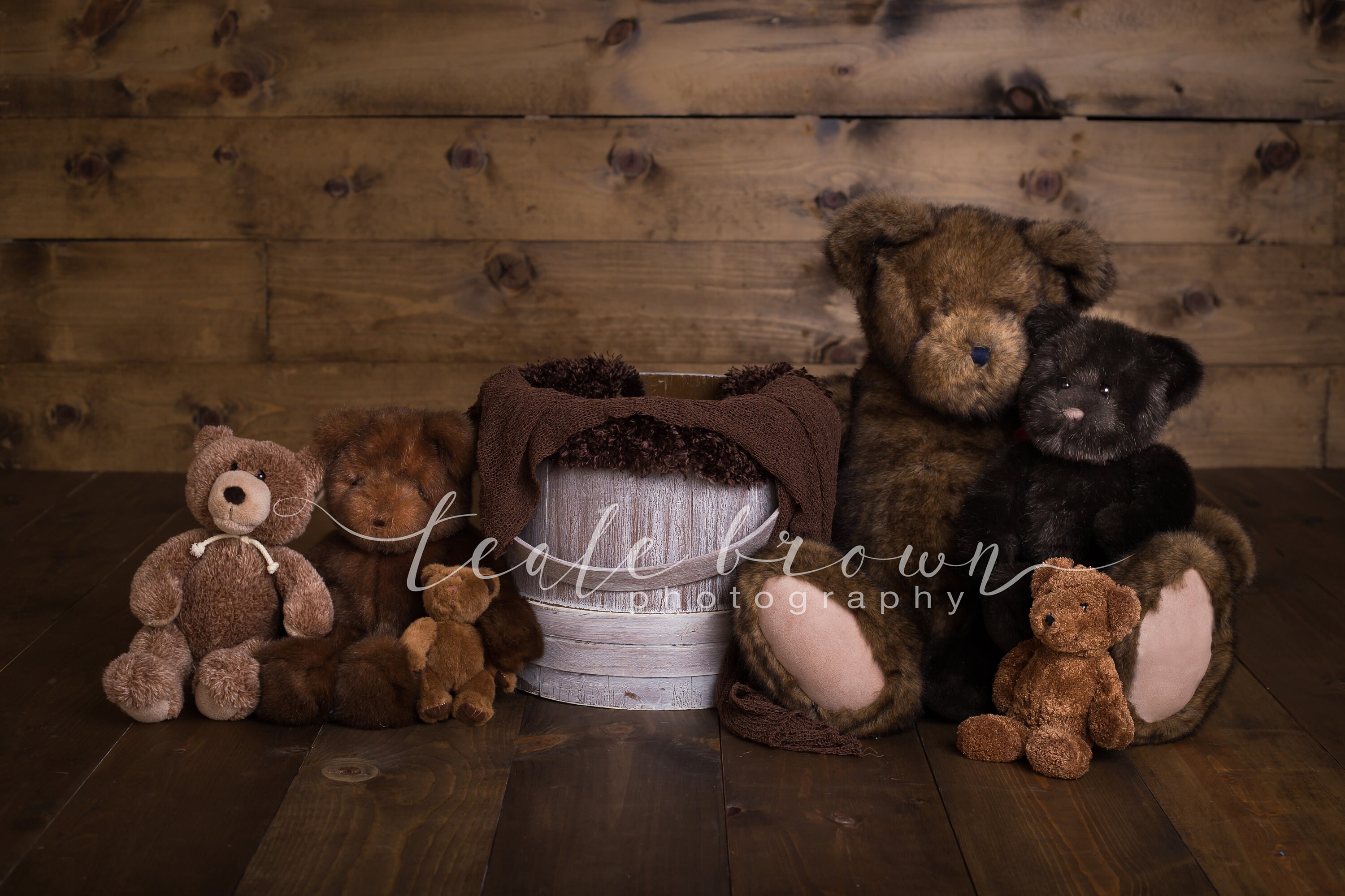 Newborn Digital Backdrop, Newborn Digital Background, Rustic Teddy Bear ...
