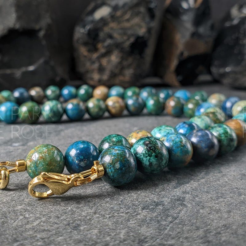 Chrysocolla Necklace - Etsy
