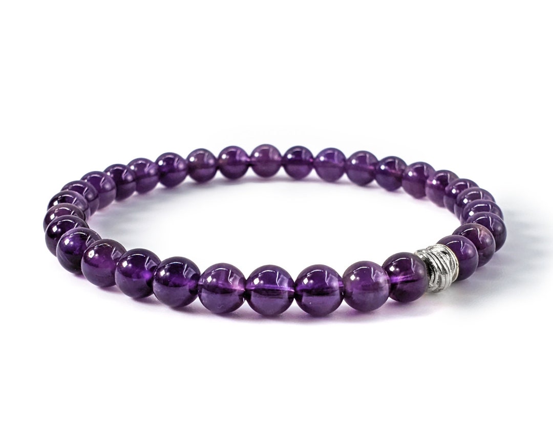 High Quality AAAA Amethyst Bracelet With 24K Gold Plated or Silver ...