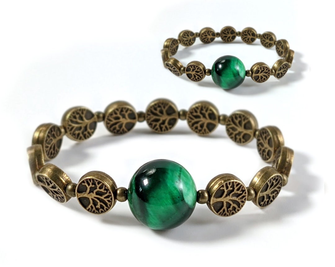 P6 Pressure Bands Antique Bronze Tree of Life Nausea Relief Bracelets ...