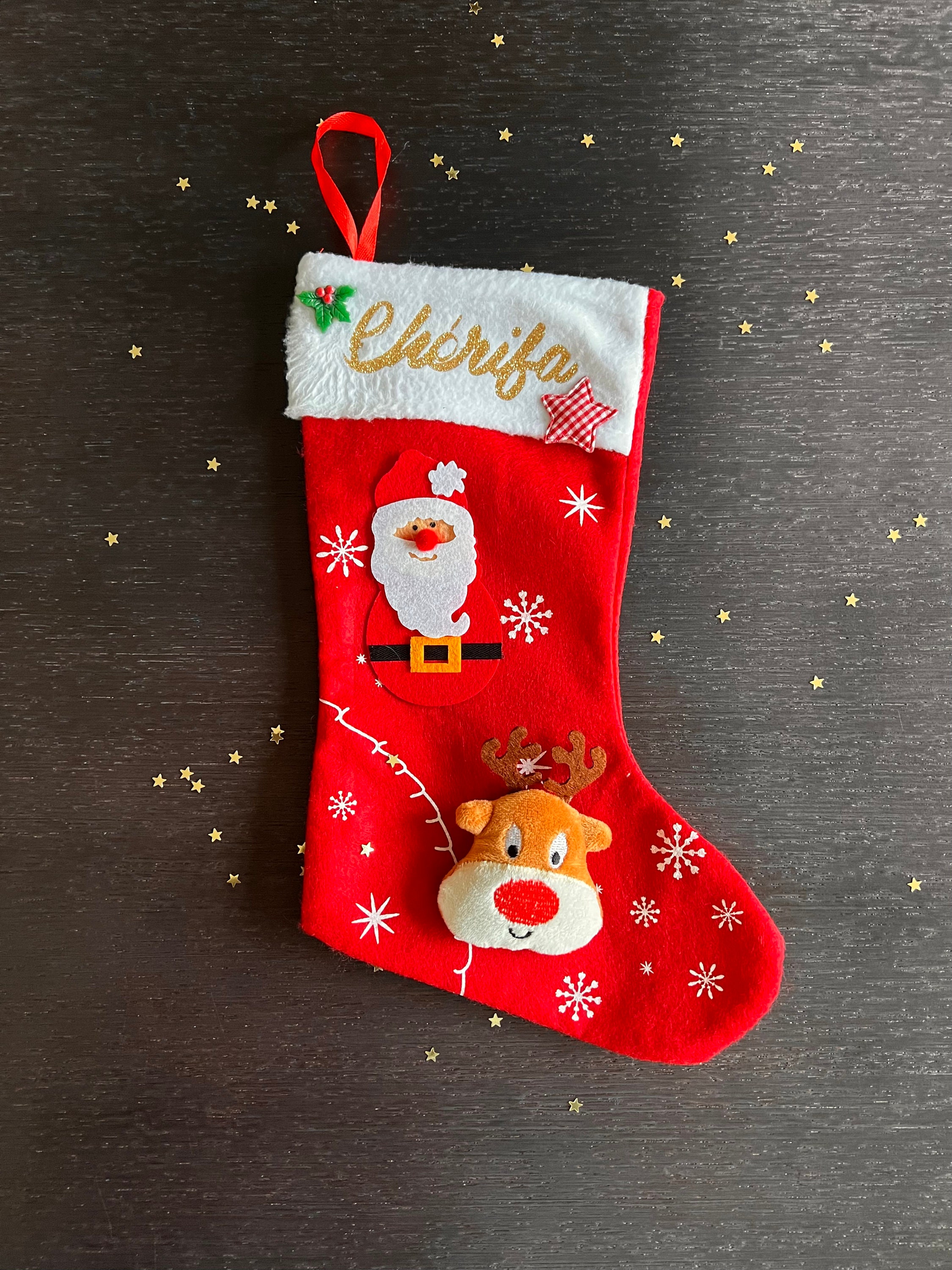 Chaussette de Noël personnalisée / bas de Noël personnalisé/botte de ...